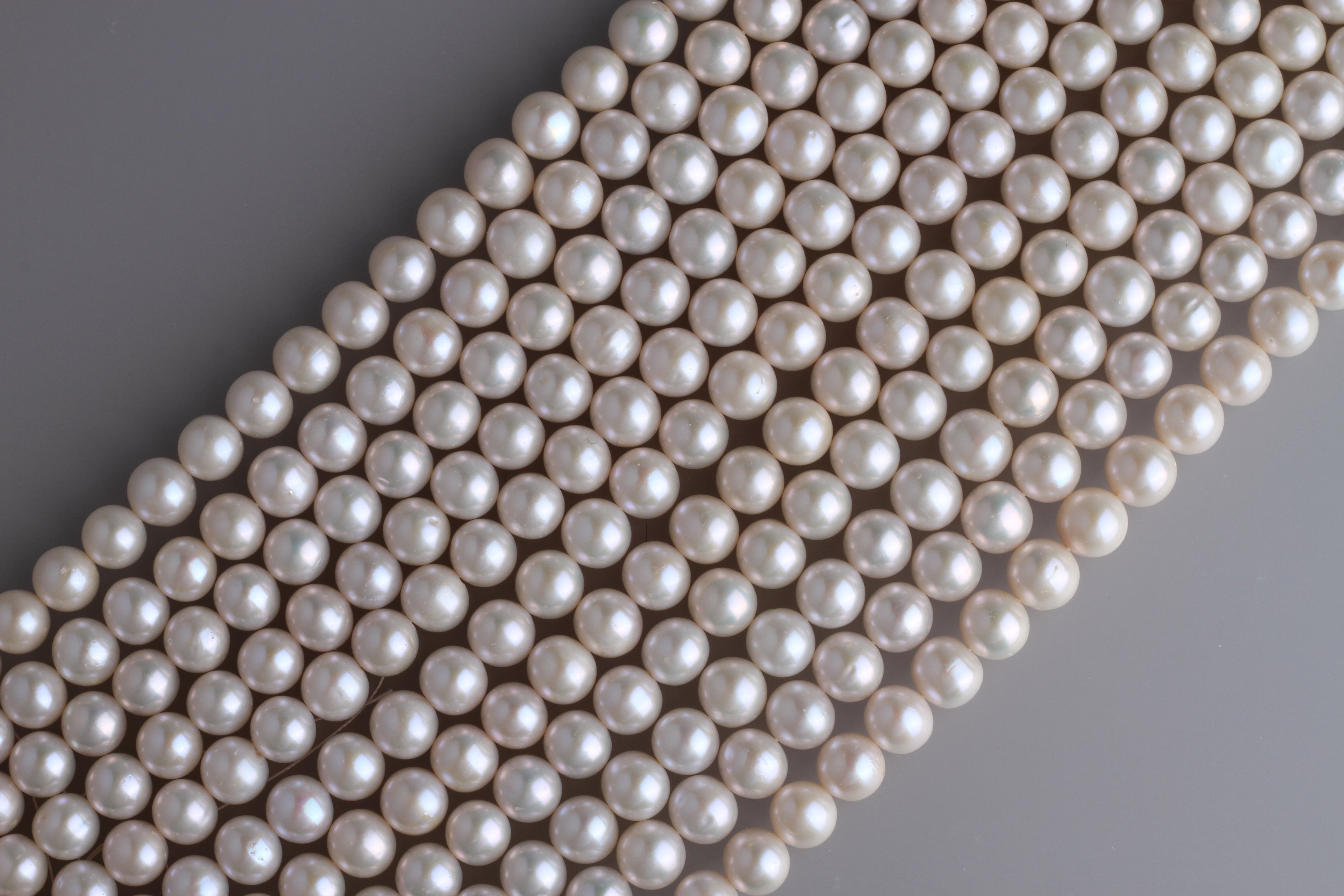 Round Shape Freshwater Pearl Strand – Wing Wo Hing Jewelry Group ...